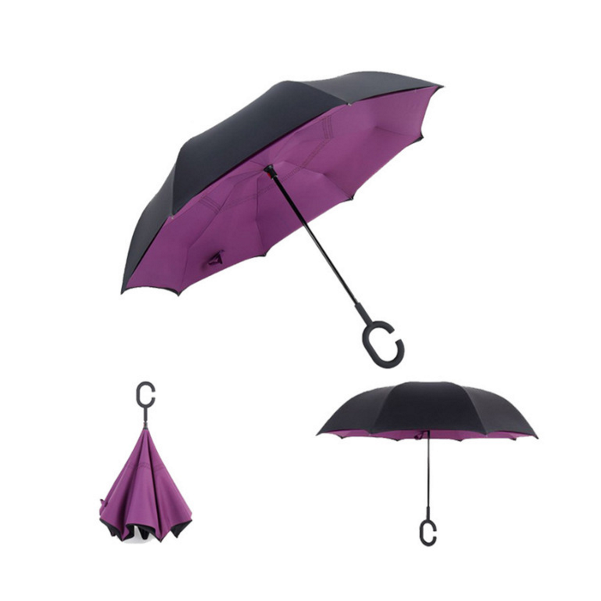 The Inverted umbrella is the smartest umbrella on the market. It's a ...