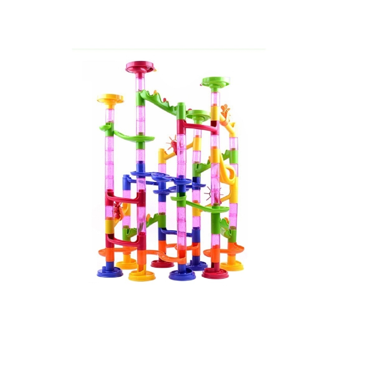 DIY Building Blocks Maze Ball Track (105PCS)