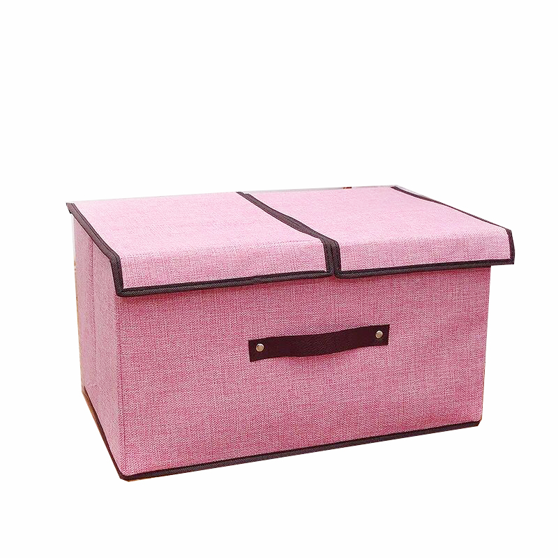 Foldable Fabric Collapsible Storage Organizer Container Boxes with Lids ...